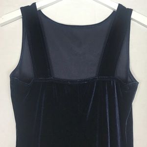 Pulse | Dresses | Vintage 9s Floral Velour Sleeveless Dress M | Poshmark